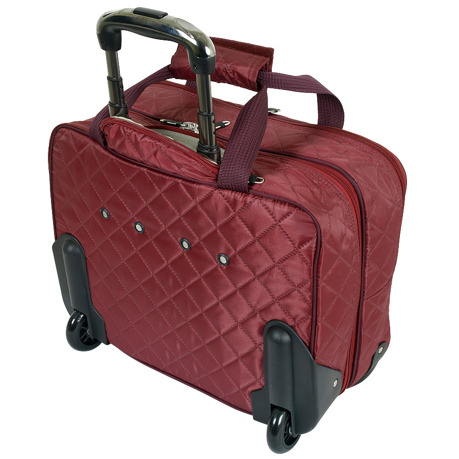 Сумка на колесах для ручной клади POLAR 7058 Bordo, цвет: бордовый ...