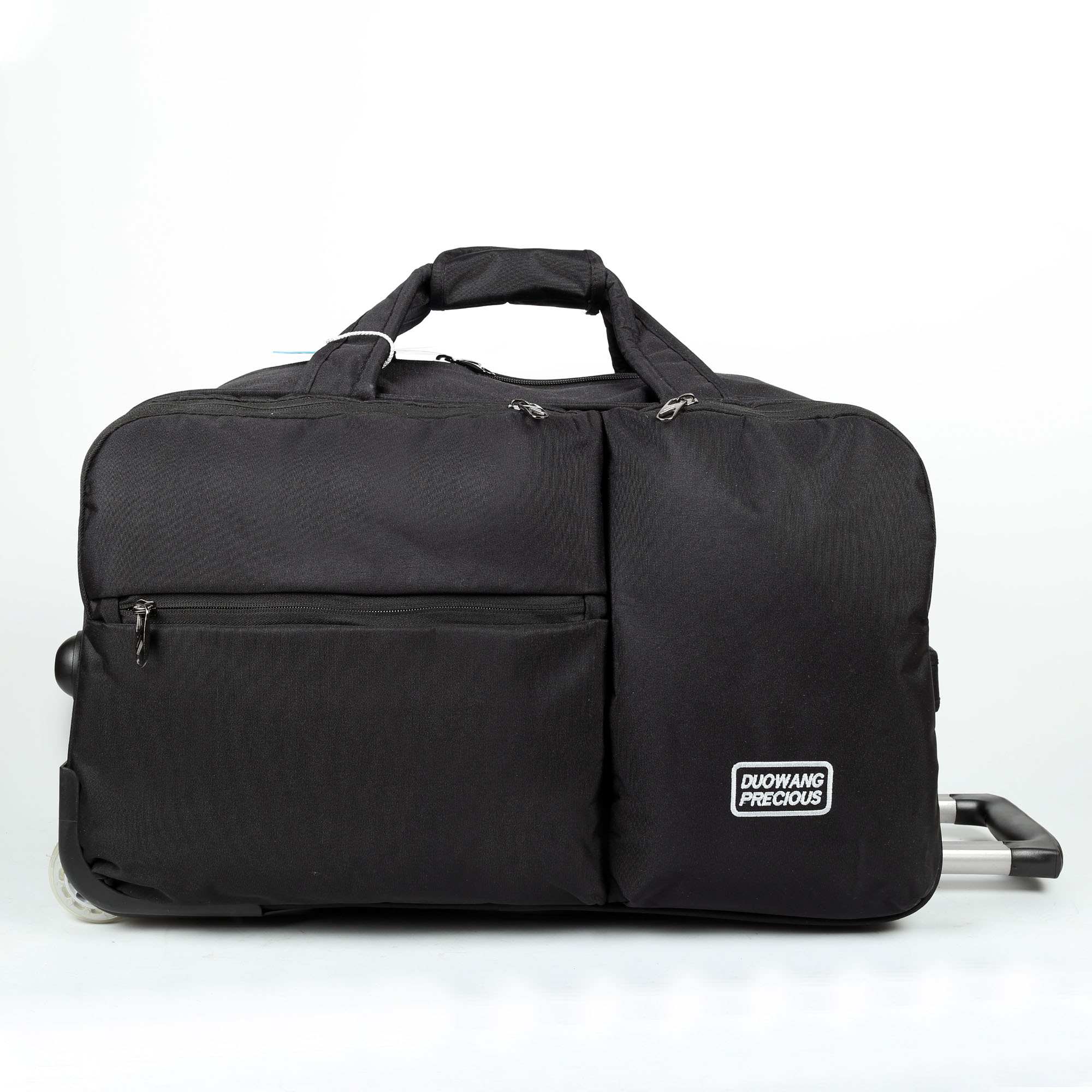 Дорожная сумка на колесах Duowang 211-24 Black, цвет: черный, купить в ...